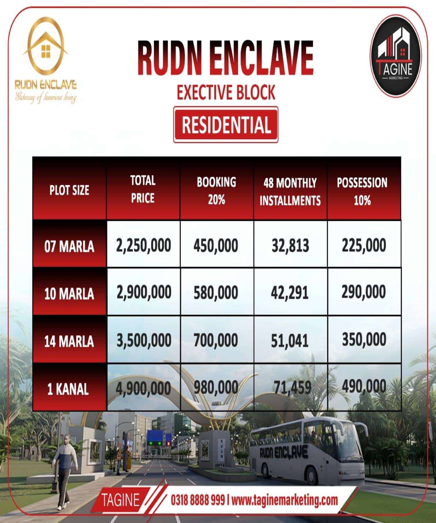 Buy Rudn Enclave | Payment Plan | Tagine Marketing
