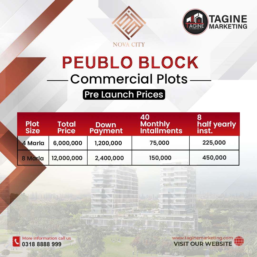 Nova City Islamabad (UPDATED) | Tagine Marketing